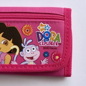 Nickelodeon | Accessories | Nick Jr Dora The Explorer Pink Trifold ...